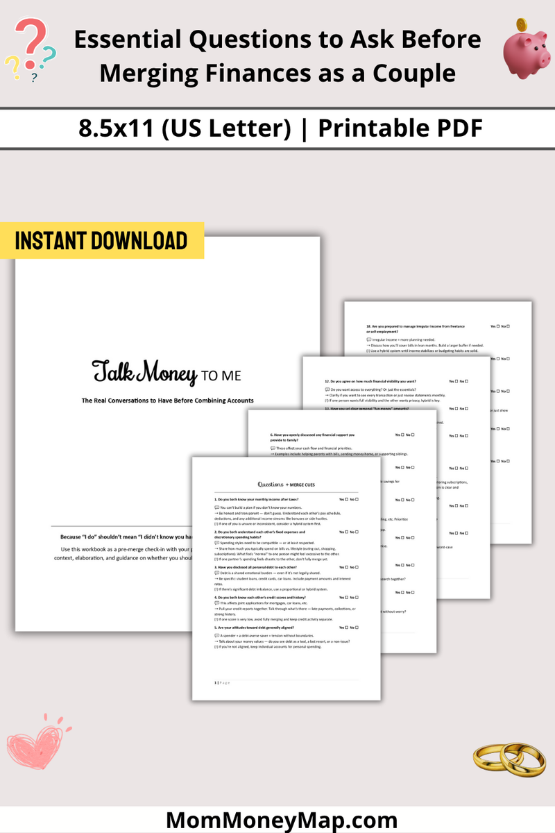 Essential Questions to Ask Before Merging Finances After Marriage Prin ...