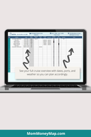 Cruise Planner Excel Spreadsheet – Cruise Vacation Itinerary & Budget ...